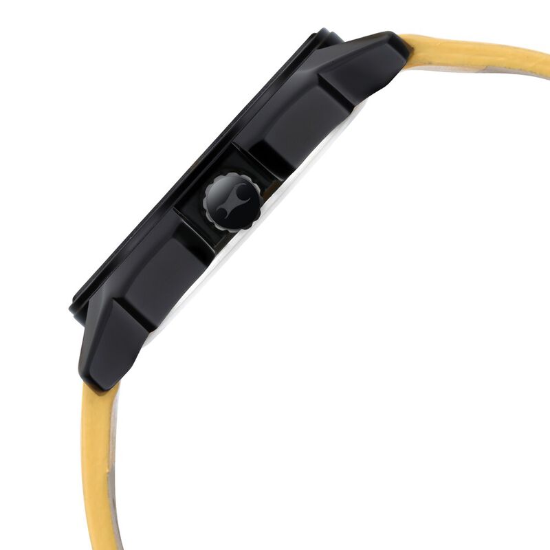 Buy Online Fastrack Wear Your Look Quartz Analog Black Dial Leather ...