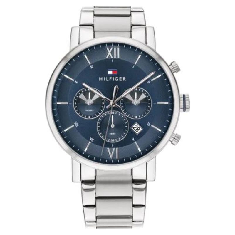 Buy Online Tommy Hilfiger Blue Dial Quartz Multifunction Watch for Men ...