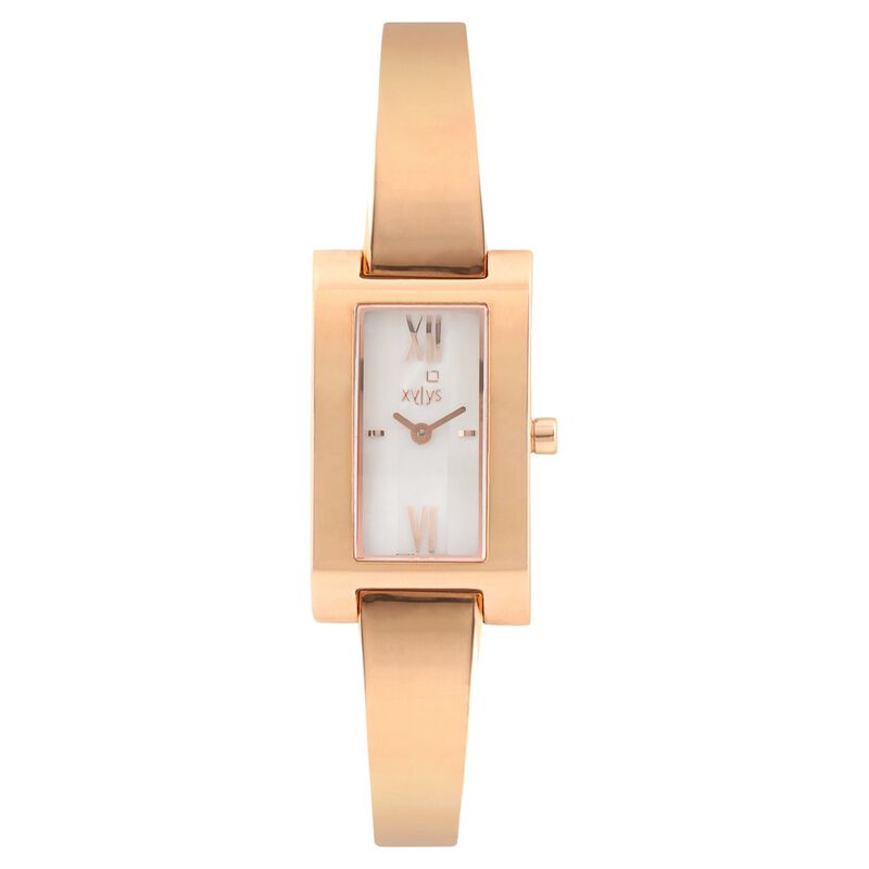 Buy Online Xylys Swiss Analog Rose Gold Stainless Steel Strap and ...