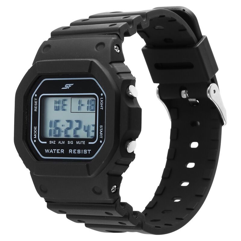 Buy Online SF Hexa Digital Dial Unisex Watch With Polyurethane Strap ...