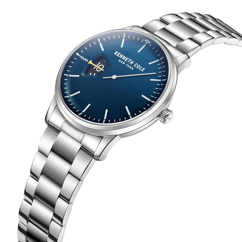 Buy Online Kenneth Cole Analog Blue Dial Watch for Men - kcwgh2221101mn ...