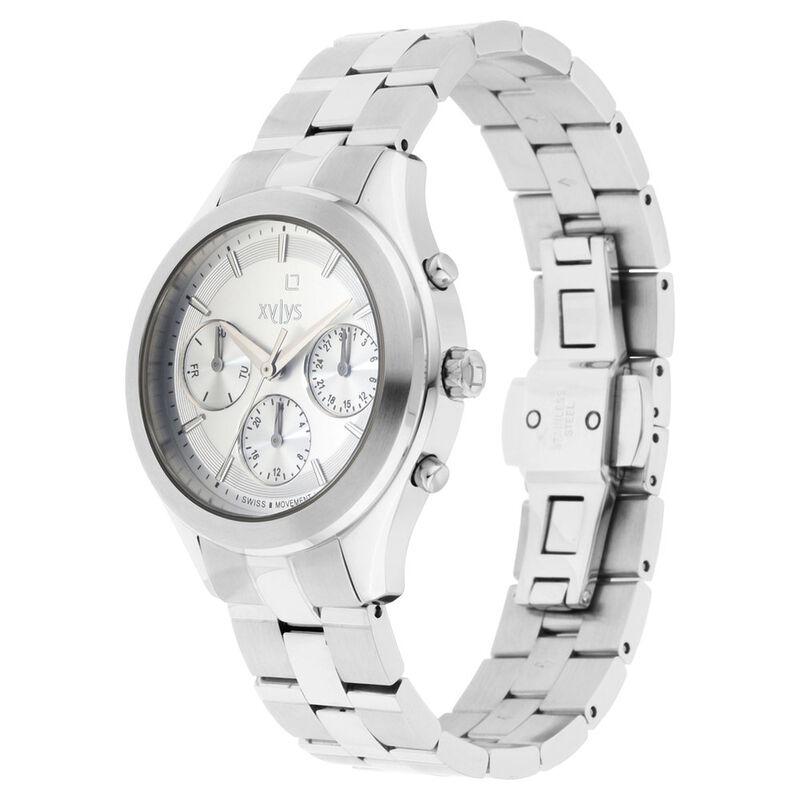 Buy Online Xylys Classic Silver Dial Women Watch With Stainless Steel ...