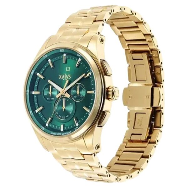 Buy Online Xylys Swiss Analog Stainless Steel Strap Green Dial Watch ...