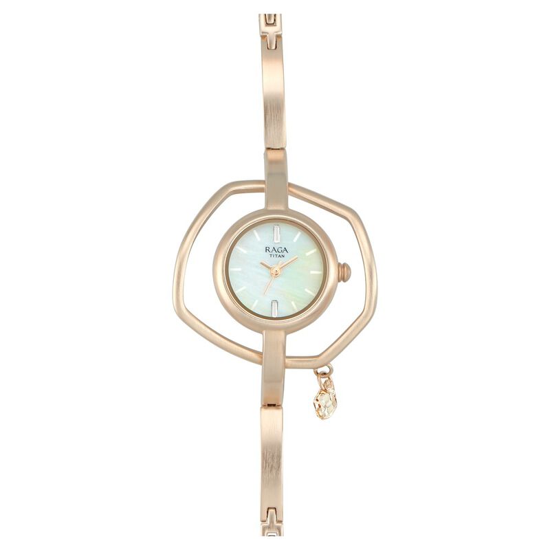 Buy Online Titan Raga I Am Mother of Pearl Dial Women Watch With Metal ...