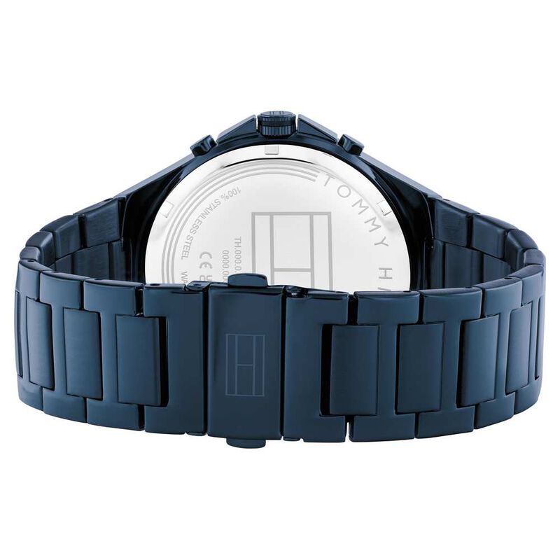 Buy Online Tommy Hilfiger Blue Dial Blue Colour Stainless Steel Strap ...