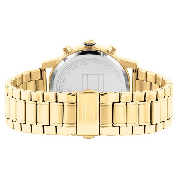 Buy Online Tommy Hilfiger Quartz Multifunction Blue Dial Stainless ...