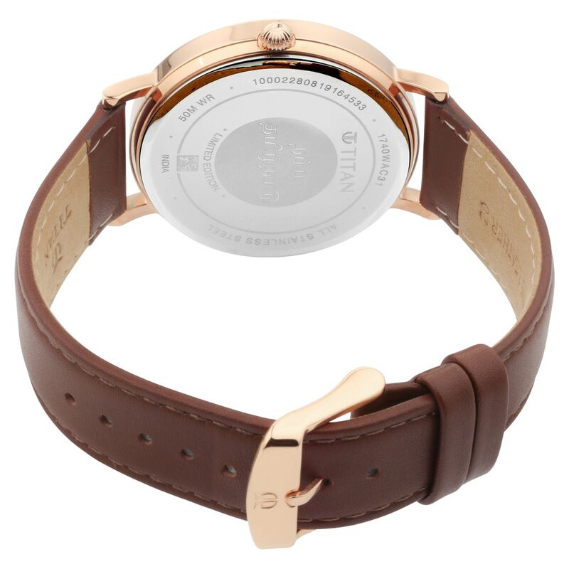 Buy Online Titan Namma Tamil Nadu Silver Dial Analog Leather Strap ...