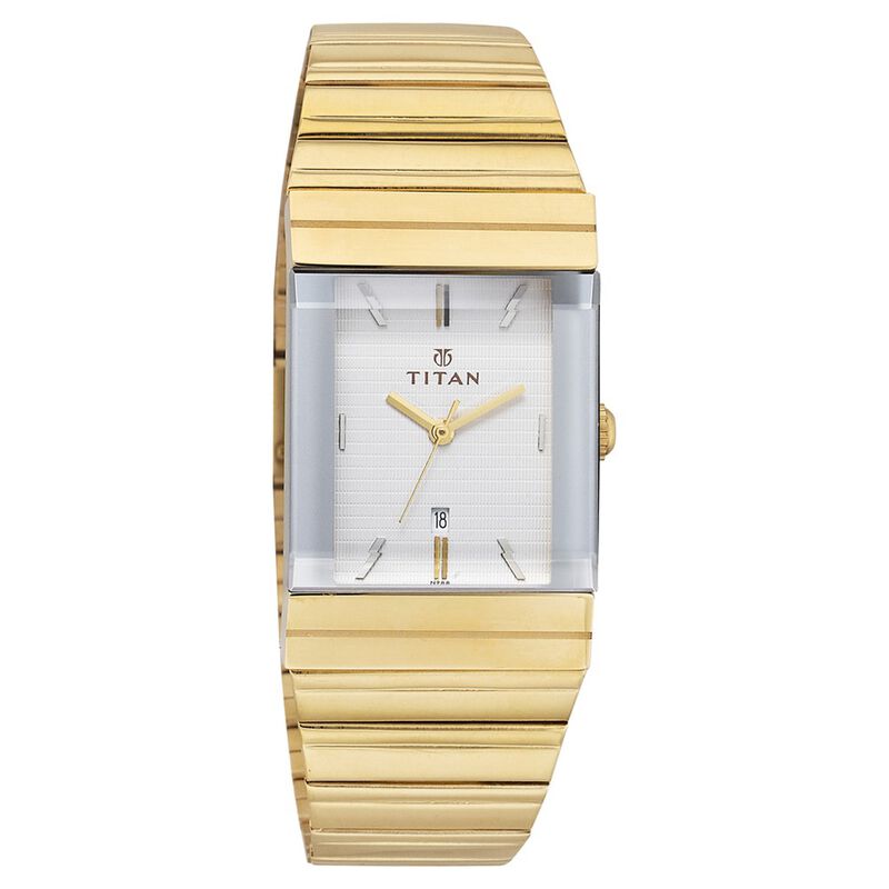 Buy Online Titan Quartz Analog with Date Silver Dial Watch for Men ...