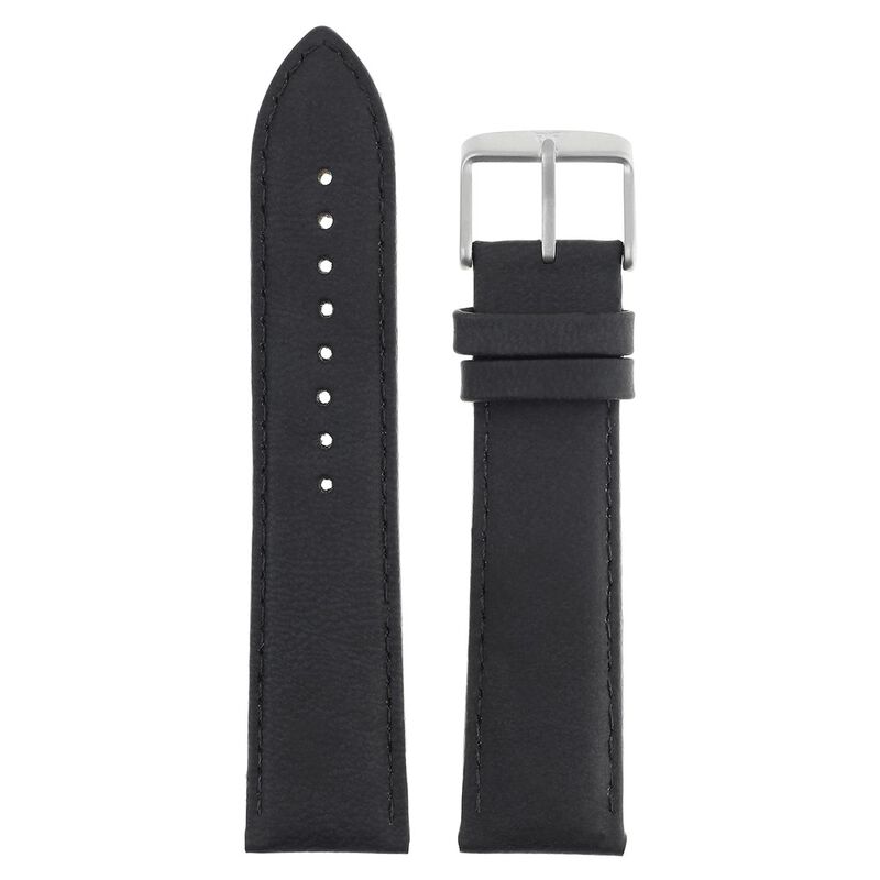 Buy Online 22 mm Black Genuine Leather Straps for Men - nf1918015022s ...