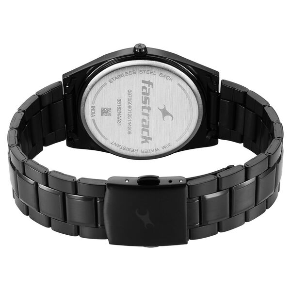 Buy Online Fastrack Stunners X Quartz Analog Black Dial Stainless Steel ...