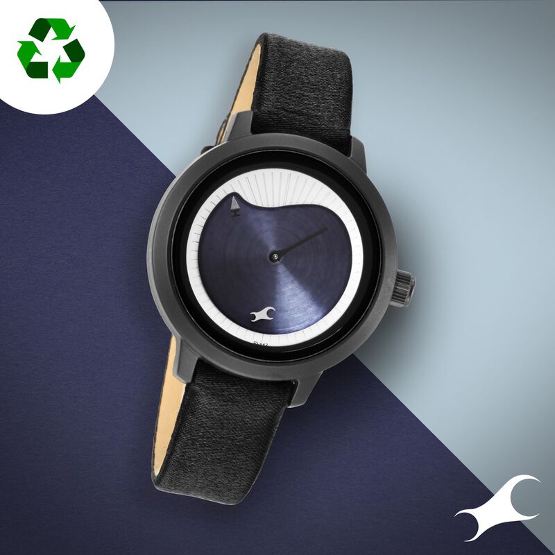 Buy Online Fastrack Revibe Quartz Analog Multicoloured Dial Fabric ...