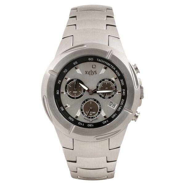 Buy Online Xylys Swiss Chronograph Silver Stainless Steel Strap and ...