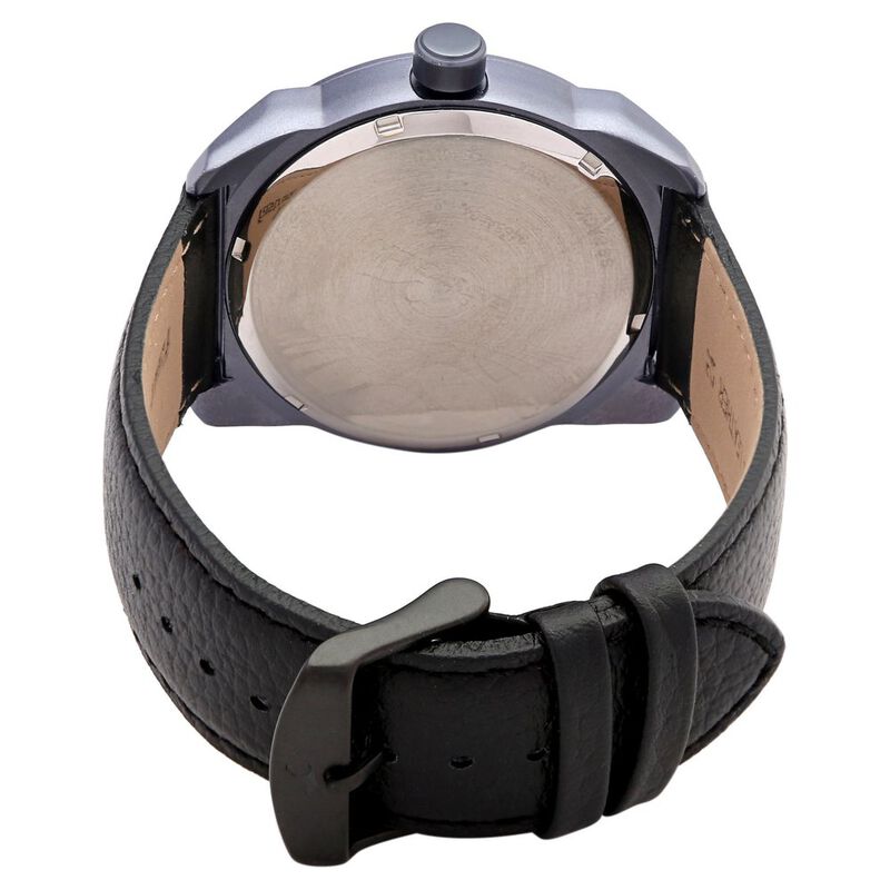 Buy Online Fastrack Quartz Analog Grey Dial Leather Strap Watch for ...