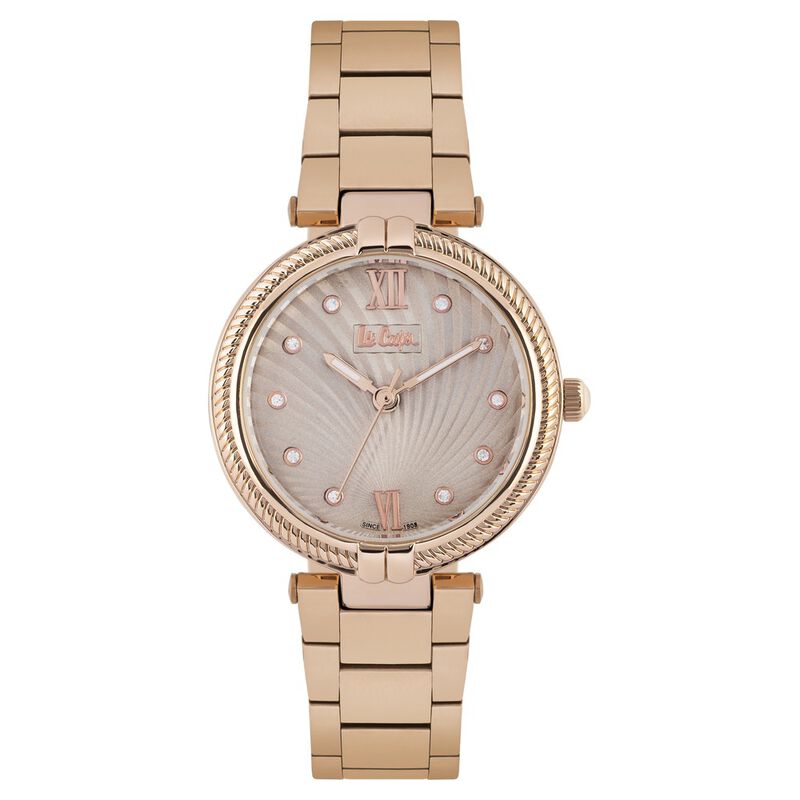 Buy Online Lee Cooper Quartz Analog Beige Dial Watch for Women ...
