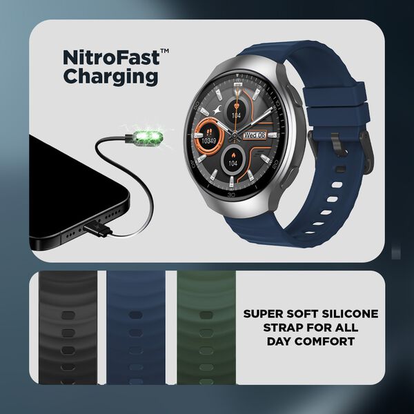 Buy Online Fastrack VOX CirQ Smartwatch 3.5CM Ultra Vu Display, AI ...