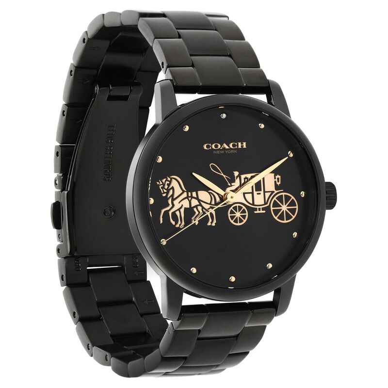 Buy Online Coach Quartz Multifunction Silver Dial Watch for Women ...