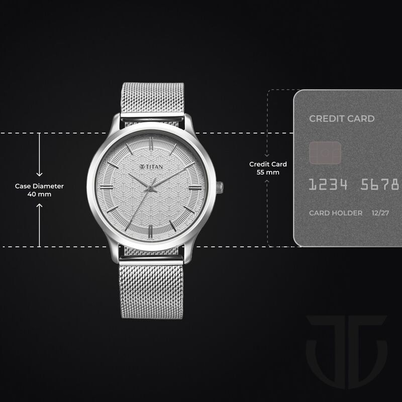 Buy Online Titan Karishma Quartz Analog Silver Dial Stainless Steel ...