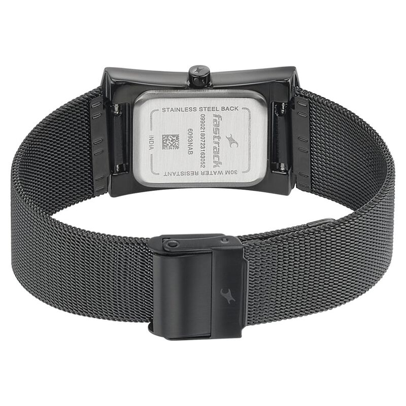 Buy Online Fastrack Pulse Quartz Analog Black Dial Stainless Steel ...