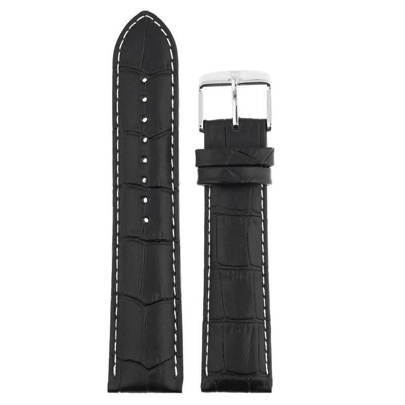 Buy Online 22 mm Black Genuine Leather Straps for Men - nf4110171022s ...