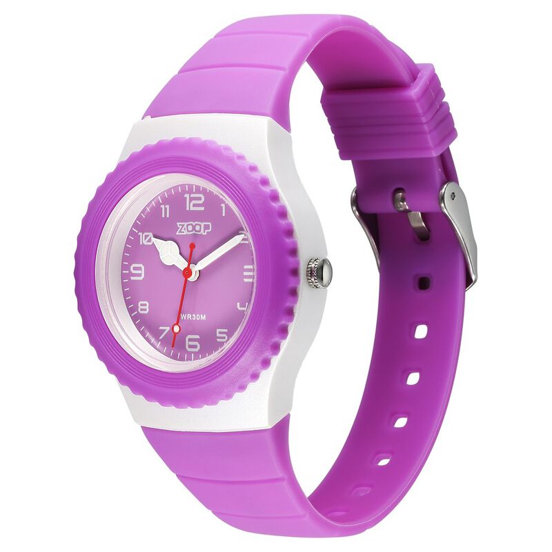 Buy Online Zoop By Titan Sport Quartz Analog Purple Dial Polyurethane ...