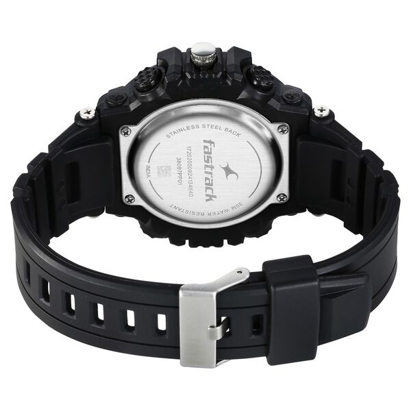 Buy Online Fastrack StreetStyle Quartz Digital Black And Blue Dial ...