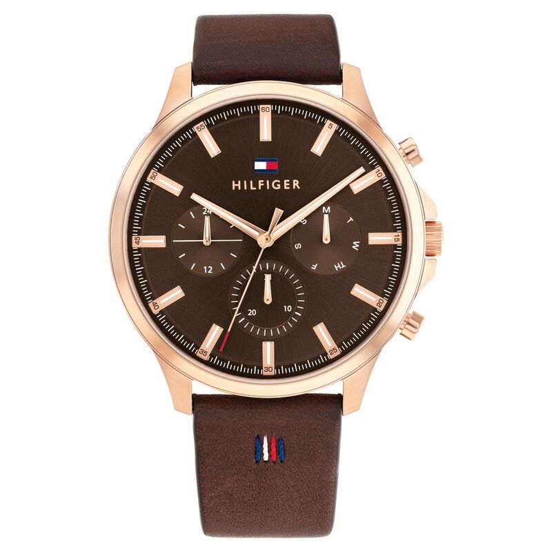 Buy Online Tommy Hilfiger Brown Dial Quartz Analog Watch for Men ...