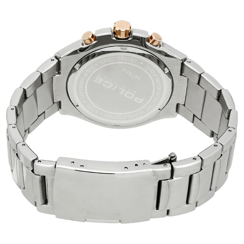Buy Online Police Quartz Multifunction Silver Dial Watch for Men ...