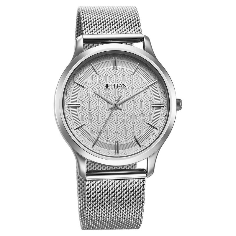 Buy Online Titan Karishma Quartz Analog Silver Dial Stainless Steel ...