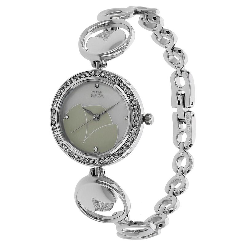 Buy Online Titan Raga Garden Of Eden Mother of Pearl Dial Women Watch ...