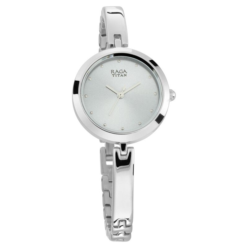 Buy Online Titan Raga Viva Grey Dial Women Watch With Metal Strap ...