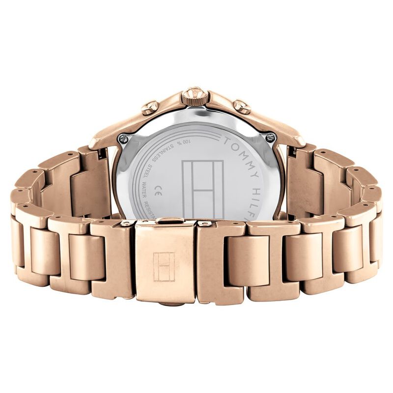 Buy Online Tommy Hilfiger Quartz Multifunction Pink Dial Stainless ...