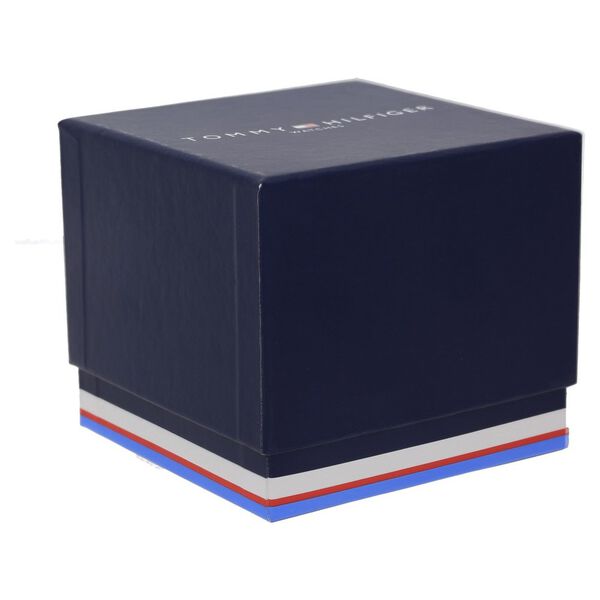 Buy Online Tommy Hilfiger Quartz Multifunction Black Dial Leather Strap ...