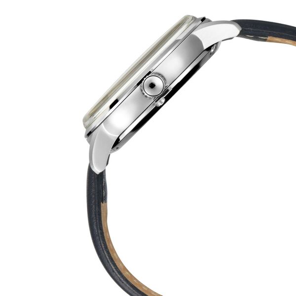 Buy Online Titan Automatic Champagne Dial Blue Leather Strap Watch ...