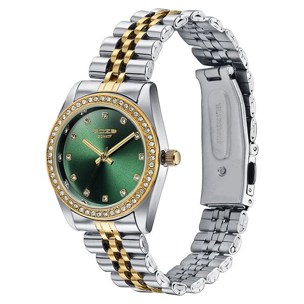 Buy Online Sonata Poze Quartz Analog Green Dial Two Toned Colour ...