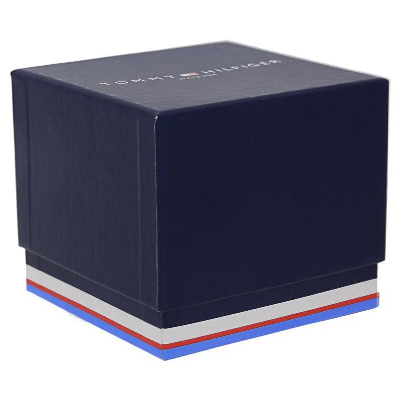 Buy Online Tommy Hilfiger Quartz Analog Black Dial Metal Strap Watch ...