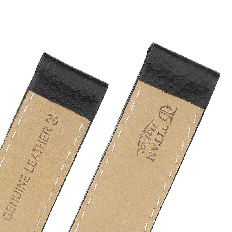 Buy Online 20 mm Black Genuine Leather Straps for Men - nf3510275720s ...