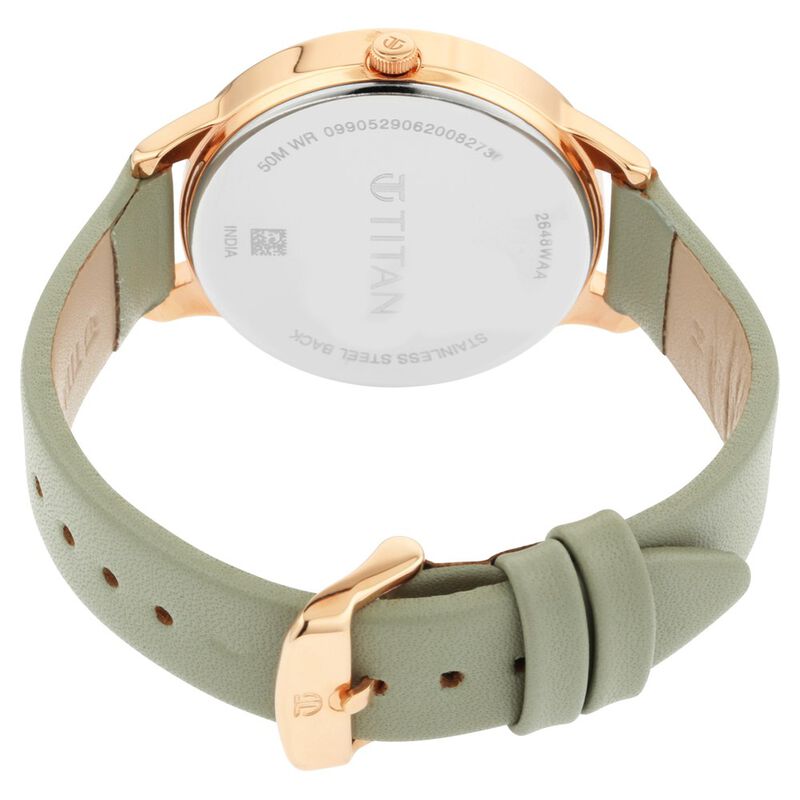 Buy Online Titan Women's Precision Simplicity Watch: Green Gradient ...