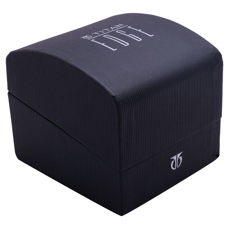 Buy Online Edge Metal Yellow Dial Stainless Steel Strap Watch Men ...