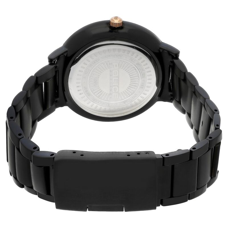 Buy Online Police Quartz Analog with Date Blue Dial Stainless Steel ...