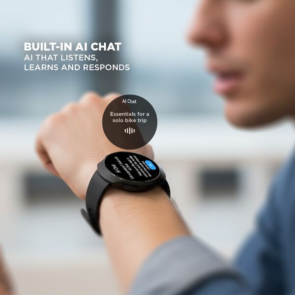 Buy Online Fastrack VOX CirQ Smartwatch 3.5CM Ultra Vu Display, AI ...