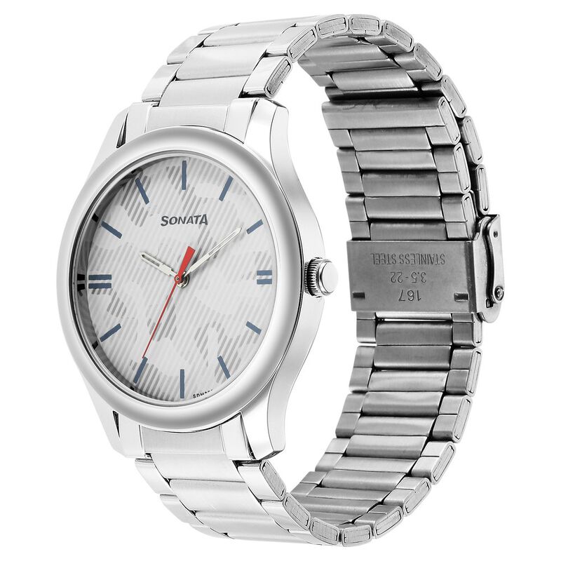 Buy Online Sonata Quartz Analog Multicoloured Dial Stainless Steel ...