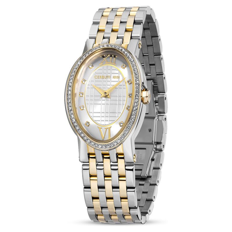 Buy Online Cerruti 1881 Quartz Analog Silver Dial Stainless Steel Strap ...