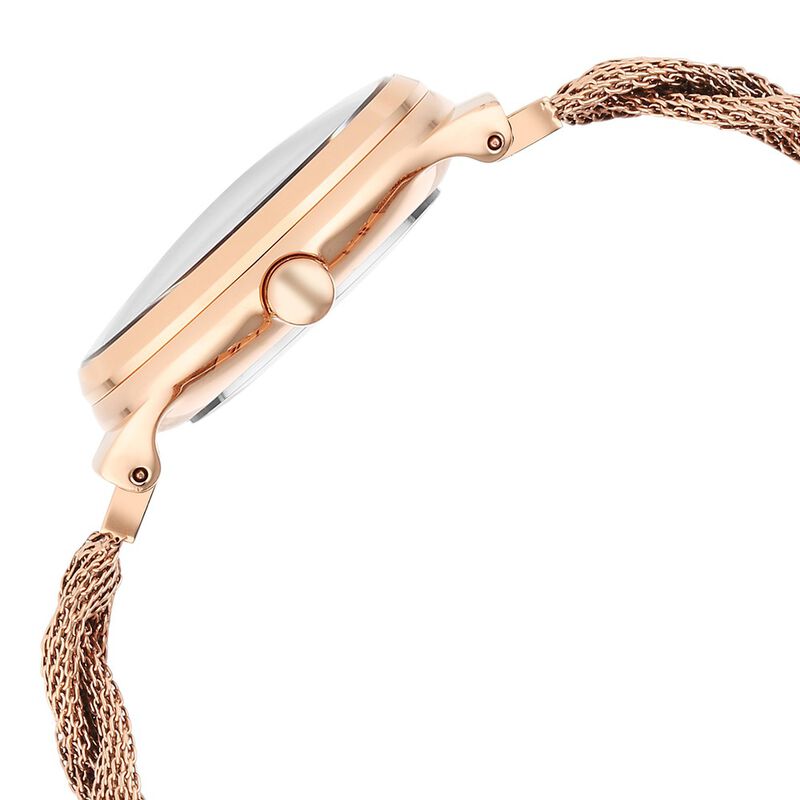 Buy Online Titan Raga Delight Rose Gold Dial Women Watch With Stainless ...