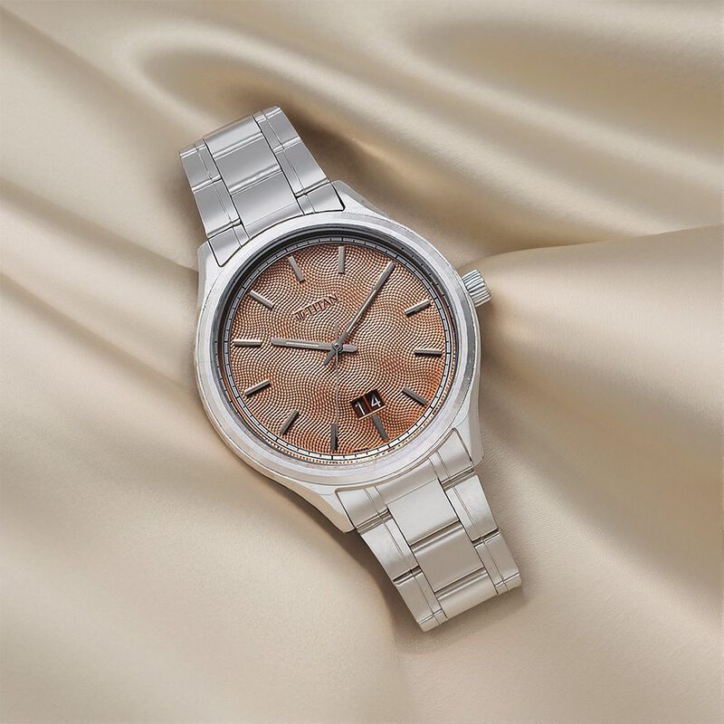 Buy Online Titan Palette Of Time Quartz Analog with Date Orange Dial ...