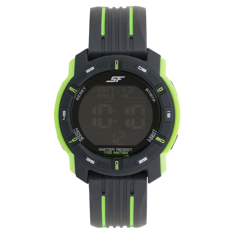 Buy Online SF Digital Dial Black Plastic Strap Watch for Men ...