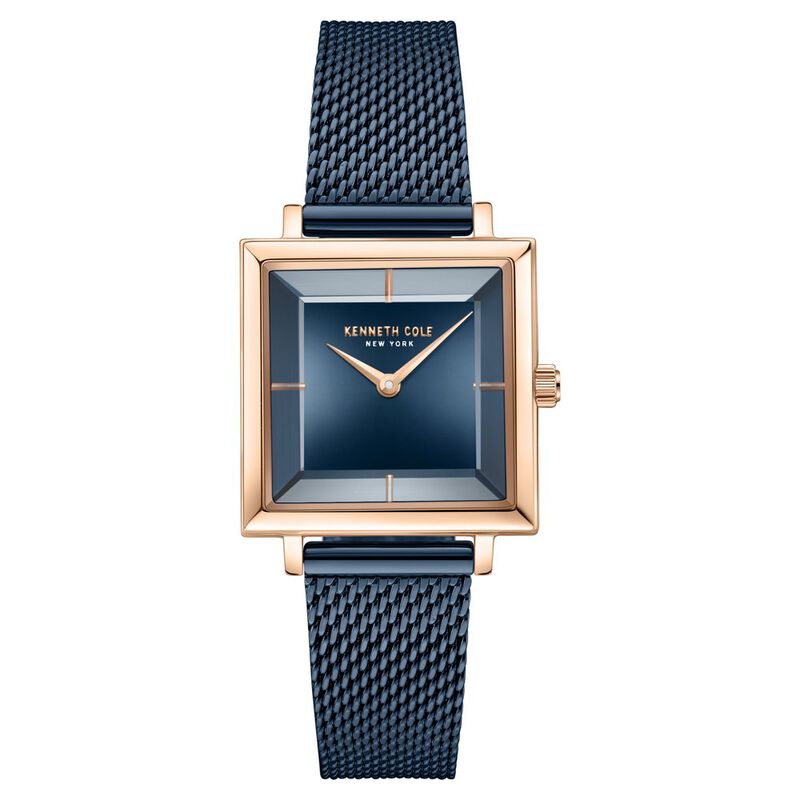 Buy Online Kenneth Cole Quartz Analog Blue dial Metal Strap Watch for ...