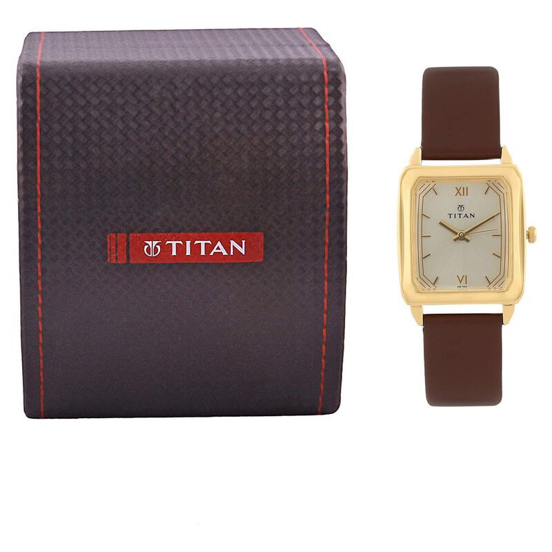 Buy Online Titan White Dial Quartz Stainless Steel Strap watch for ...
