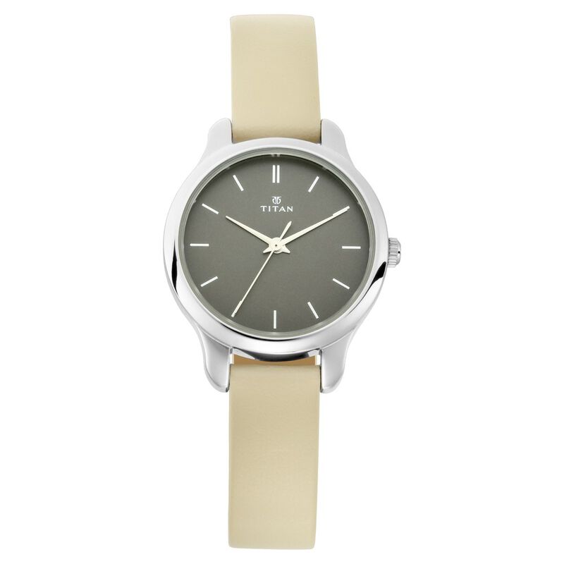 Buy Online Titan Women's Chic minimalist watch with Anthracite dial and ...