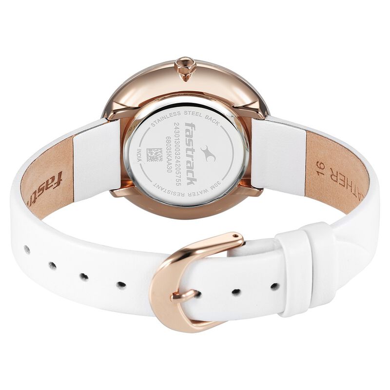 Buy Online Fastrack Younique Quartz Analog Mother Of Pearl Dial