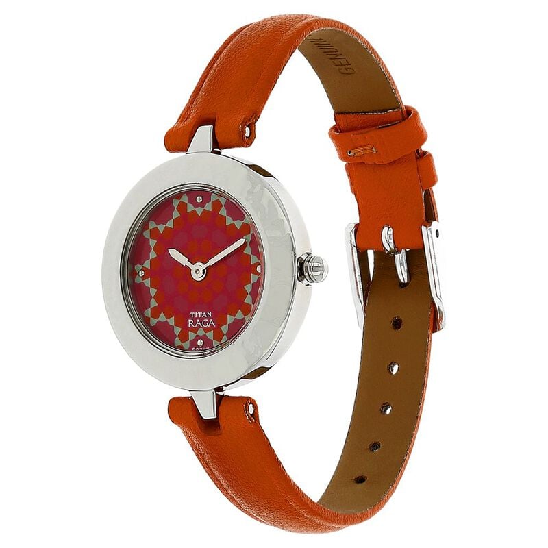 Buy Online Titan Raga Multicolour Dial Analog Leather Strap watch for ...